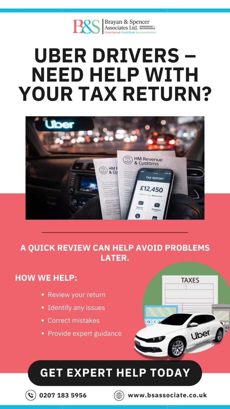 HMRC Compliance Letters to Uber Drivers 2026 Guide - BS Associates Blog